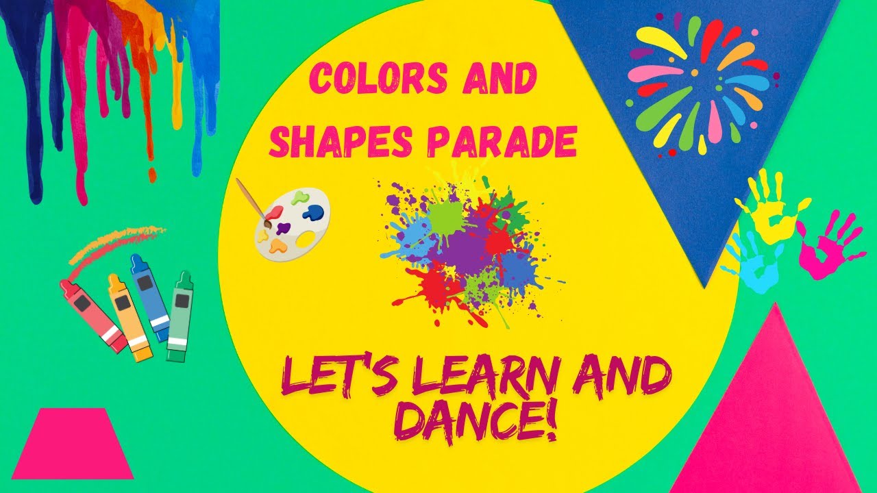 Colors and Shapes Parade: Let's Learn and Dance! - YouTube