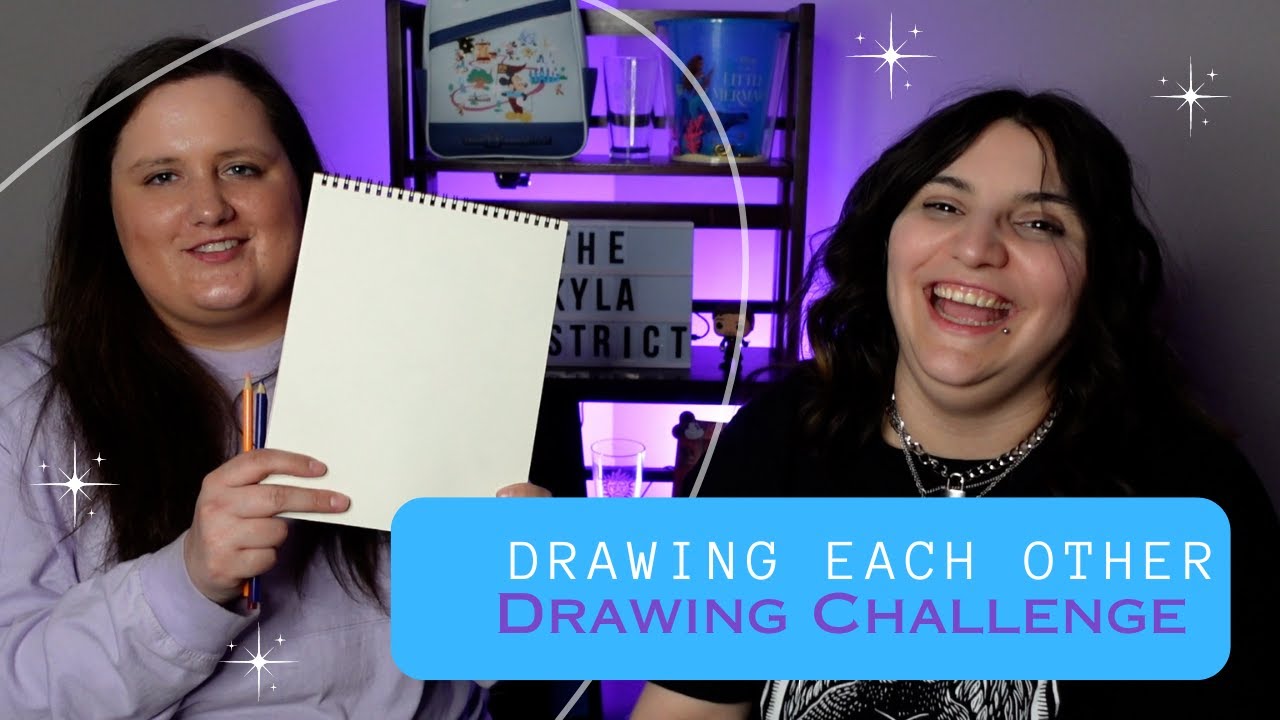 Drawing Each Other | Drawing Challenge - YouTube