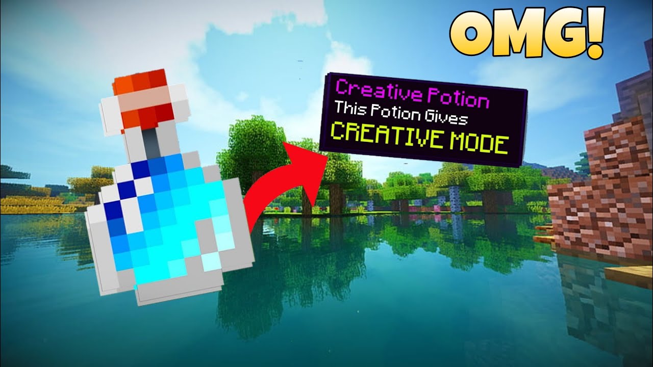 Mincraft But There Are Custom Potions... - YouTube