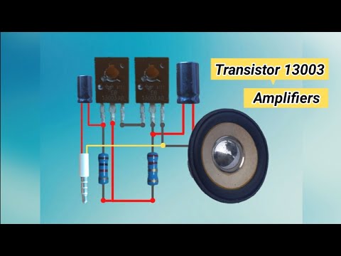 Easy To Make Audio Amplifier From Transistor 13003