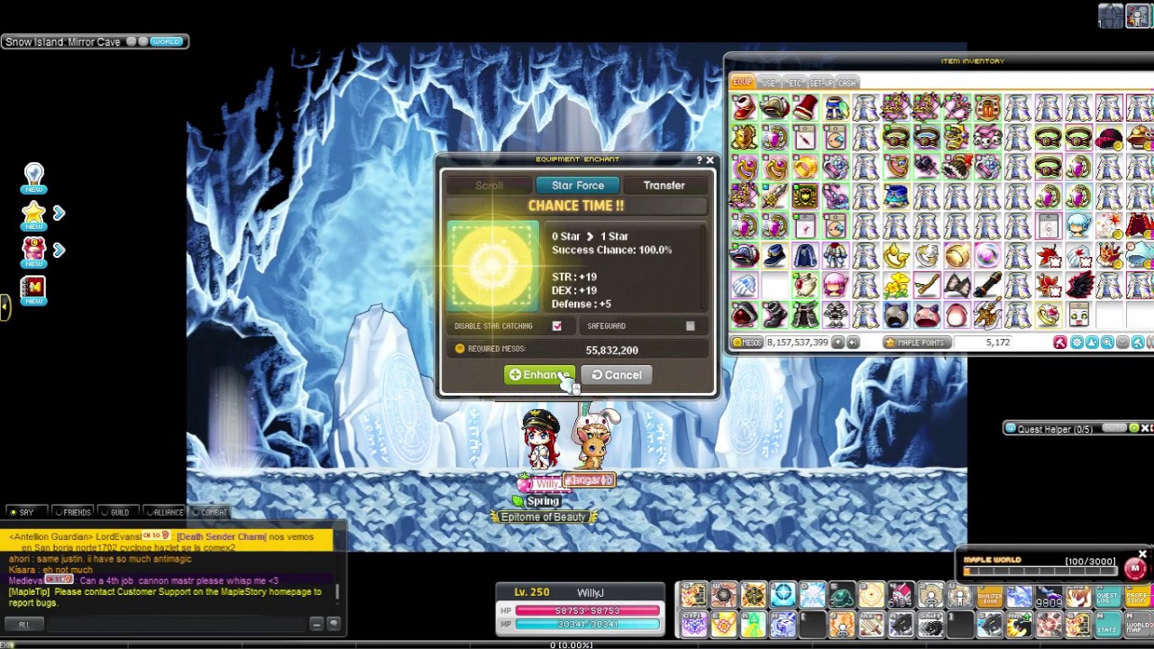 Maplestory Reboot Tyrant Glove #4 - YouTube