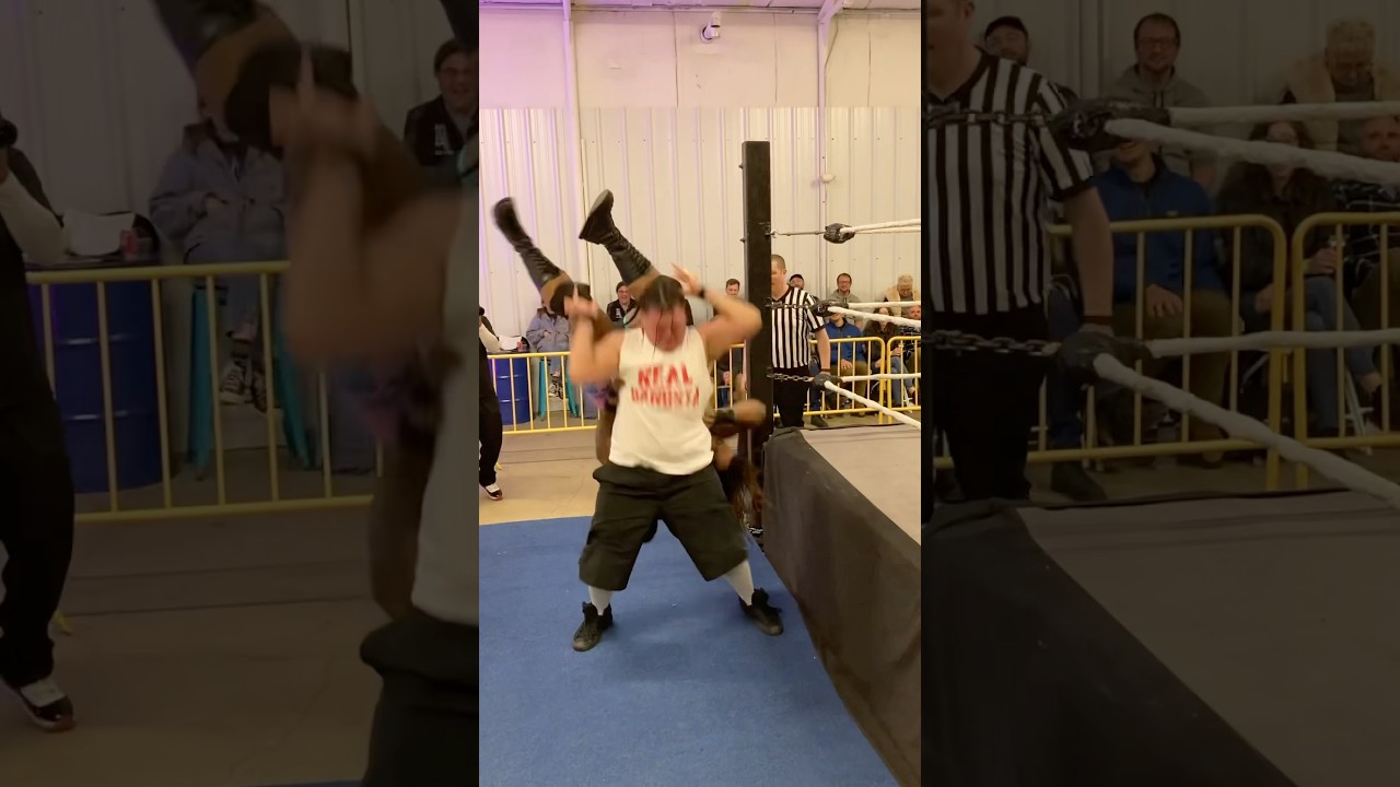 Big Jorge dumps Chris Moore #ipw #indiewrestling #annarbor # ...