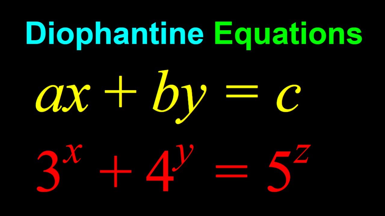 Diophantine Equations Strategies And Examples YouTube diophantine-equations-strategies-and-examples-youtube