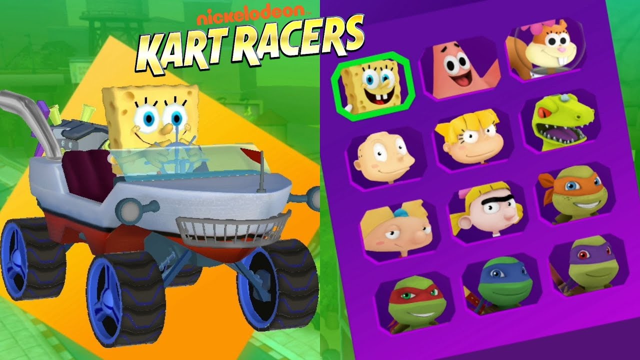 Nickelodeon Kart Racers // All Playable Characters - YouTube