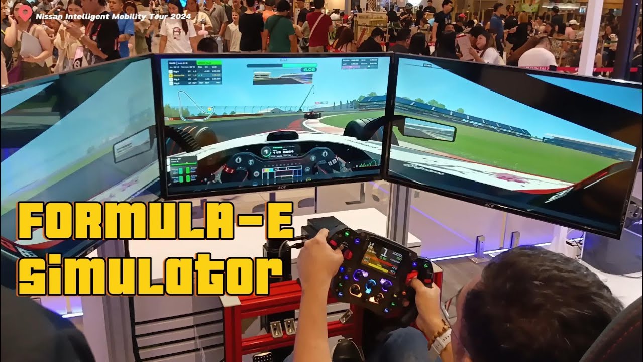 Formula-E Simulator: Nissan Intelligent Mobility Tour 2024 (60FPS ...