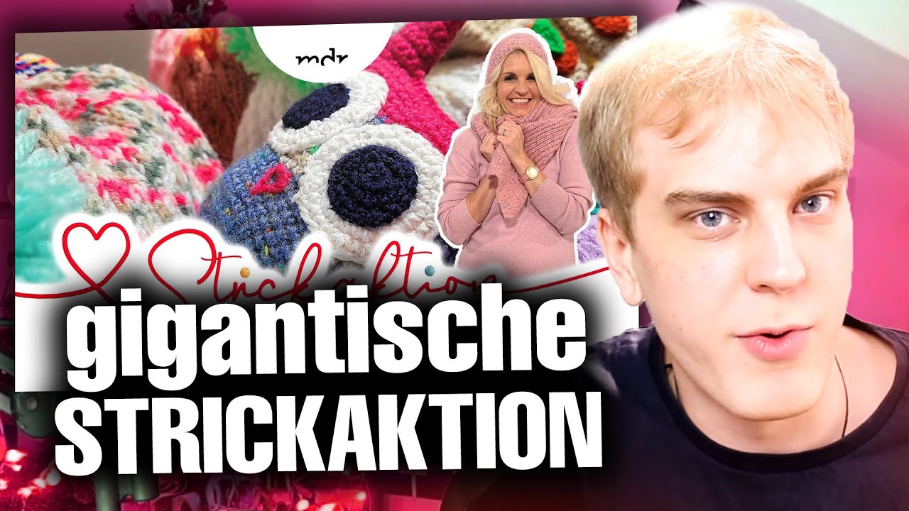 "MDR um 4 Strickaktion": Judith Heinze zu Besuch in Sömmerda ...