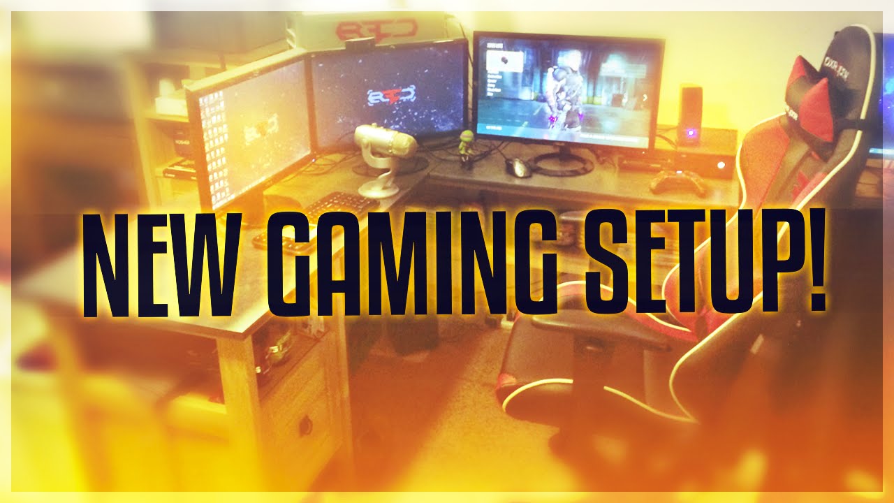 New Gaming Setup - YouTube