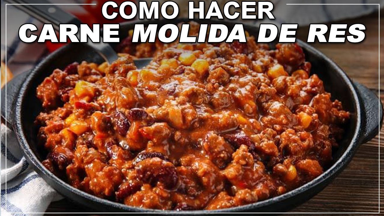 Carne Molida de Res (Paso a Paso) #PastaPomodoro - YouTube
