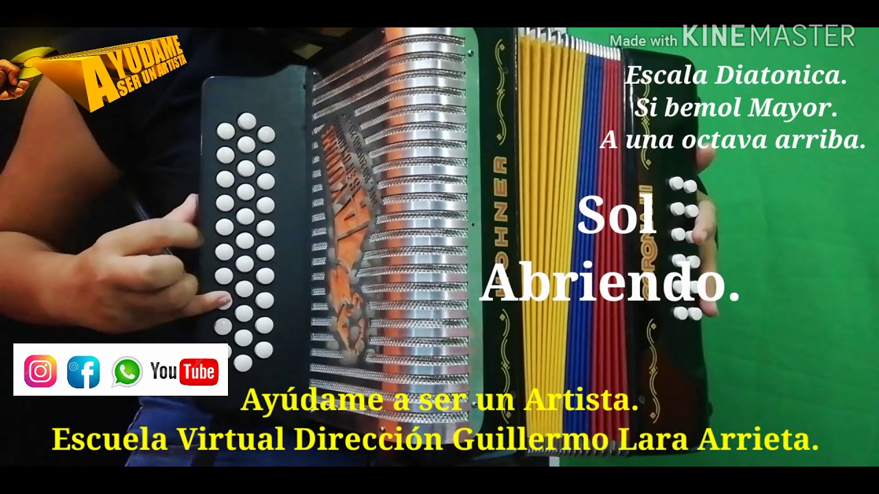 Escala Diatonica Sib a una octava arriba. Ayúdame a ser un Artista ...