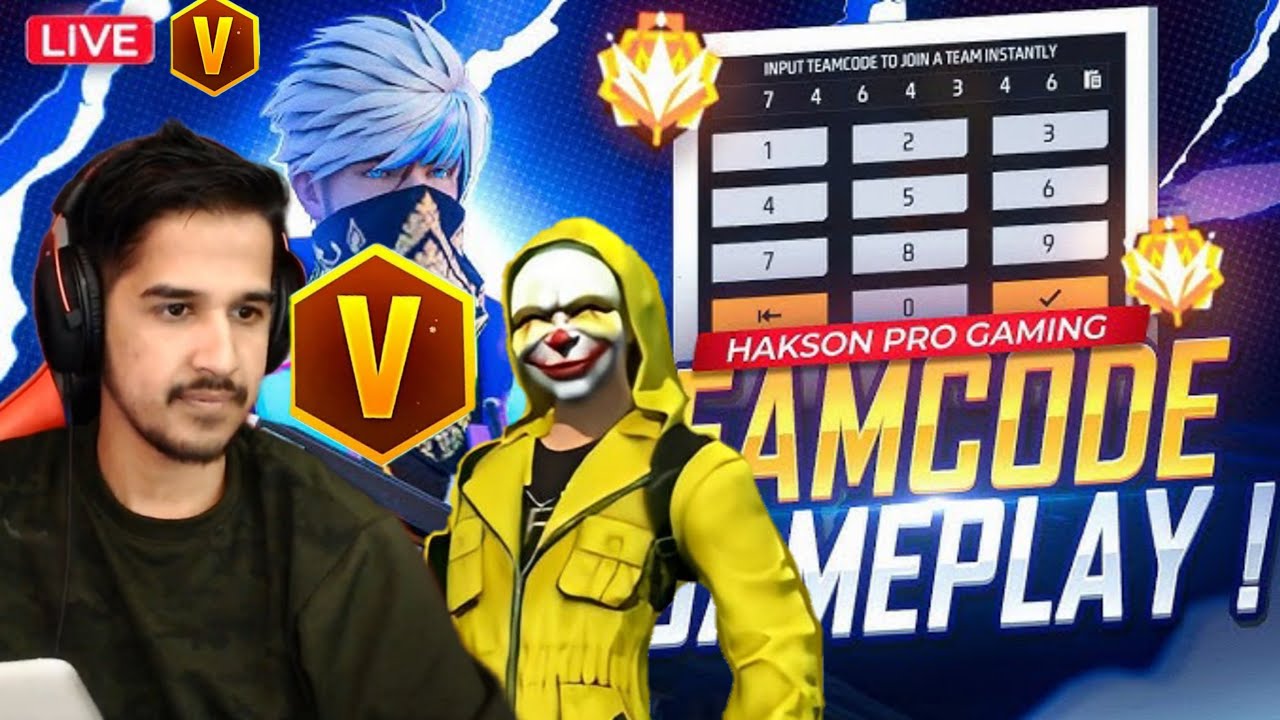 Free fire live gameplay live Gil test custom🇮🇳😂😂😂#short #video #live # ...