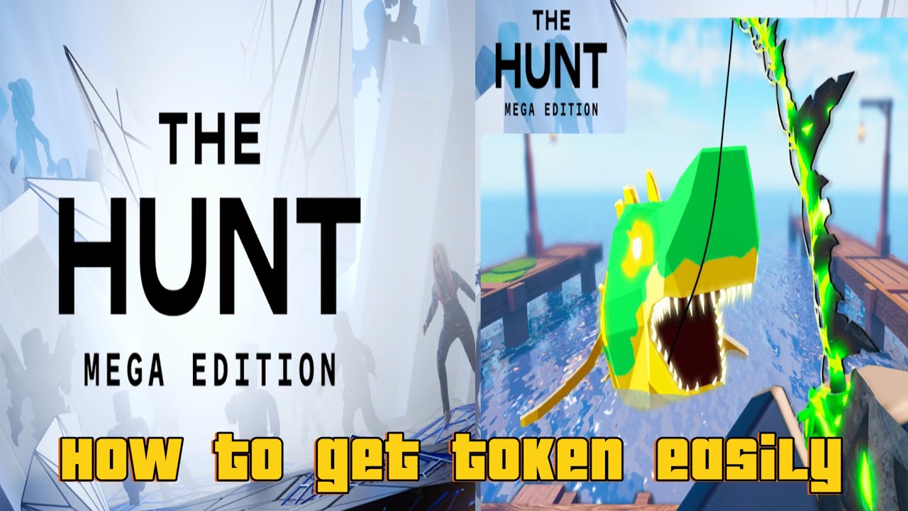 The Hunt mega edition || Quest [fish-event game] easily get token - YouTube