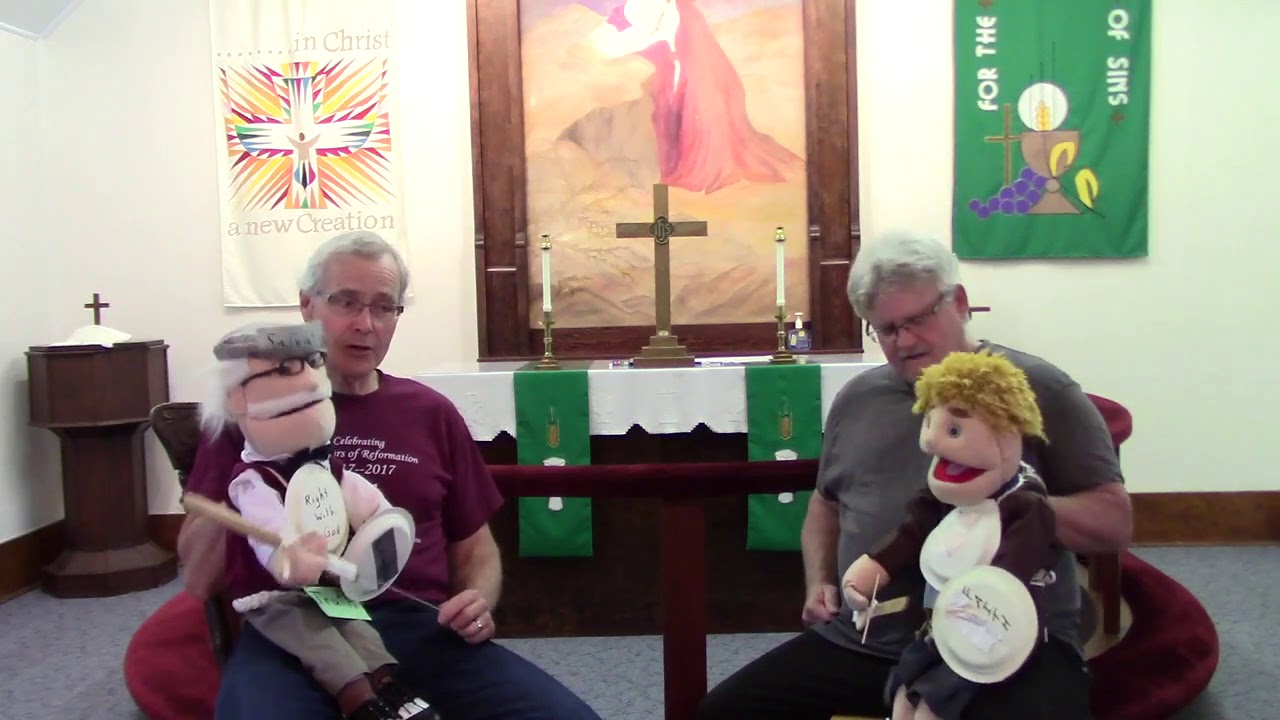 Grandpa Abe and Toby (puppets) talk about their Armor of God - YouTube