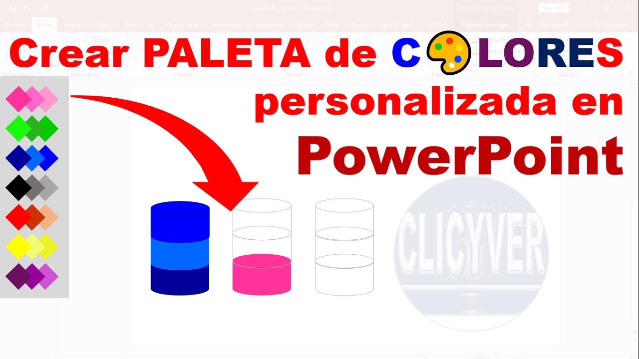 Crear PALETA de COLORES personalizada 🎨 en PowerPoint - YouTube