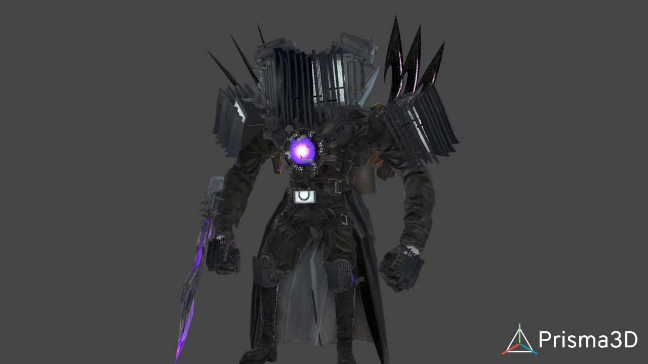 Titan tvman armor mode test [PRISMA 3D] (Fanmade) - YouTube