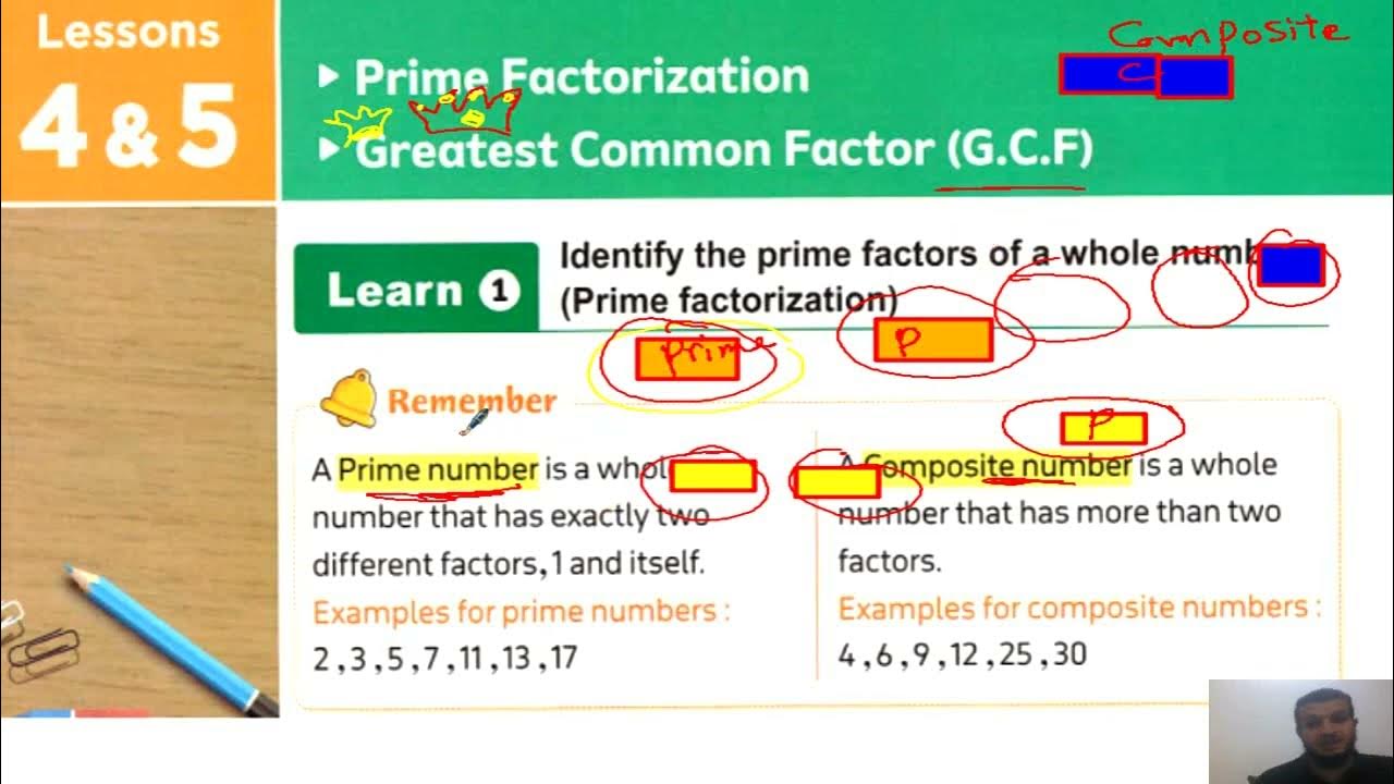 G5 Unit 2 L4,5 Prime Factorization, Greatest Common Factor (GCF ...