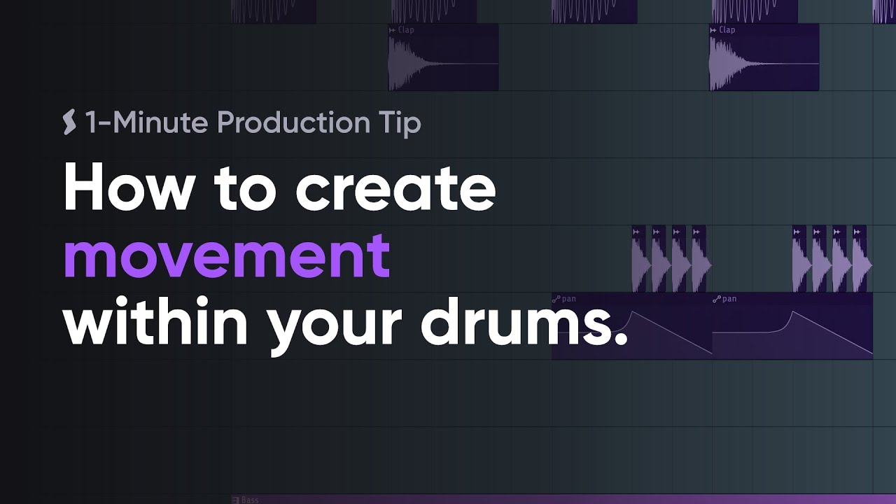 How to create movement within your drums — 1-Minute Production Tip ...