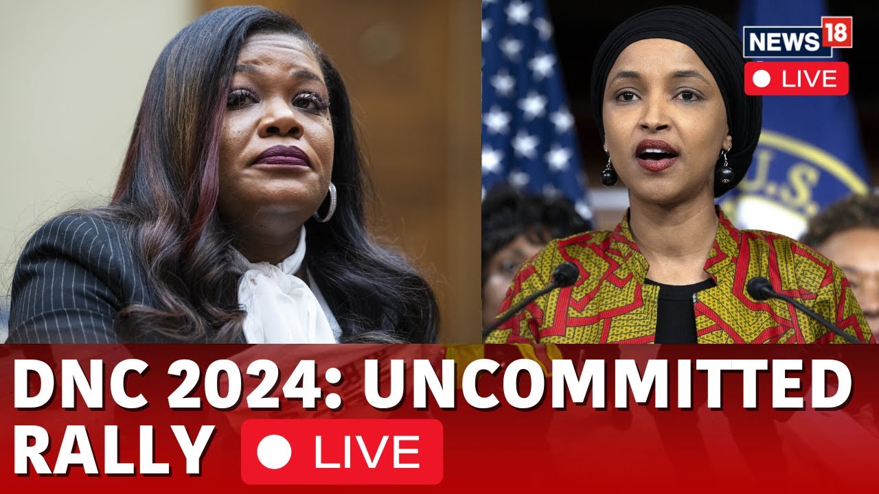 DNC Day 3 2024 LIVE | DNC 2024: Uncommitted Rally LIVE | Cori Bush LIVE ...