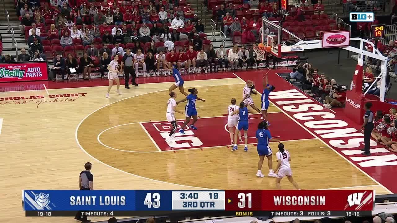 Ronnie Porter Highlights vs. Saint Louis | Wisconsin Women's Basketball ...