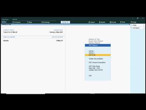 Export GSTR-1 in MS Excel/CSV Formats & Update Rate-wise HSN/SAC Summary - YouTube