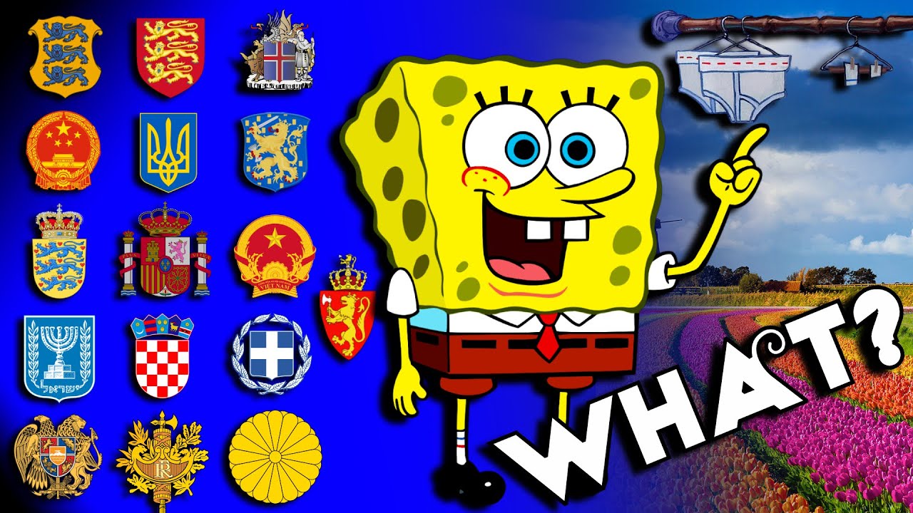 SPONGEBOB in different languages meme - YouTube