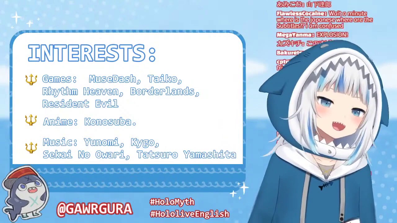 Gawr Gura Shark Compilation - YouTube