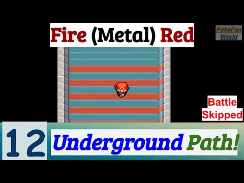 Pokemon Fire (Metal) Red Part 12 Exploring Underground Path & Route 5 ...