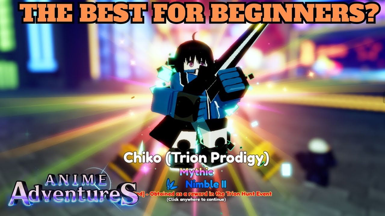 (SHOWCASE) Evolving CHIKO (TRION PRODIGY) in Anime Adventures - YouTube