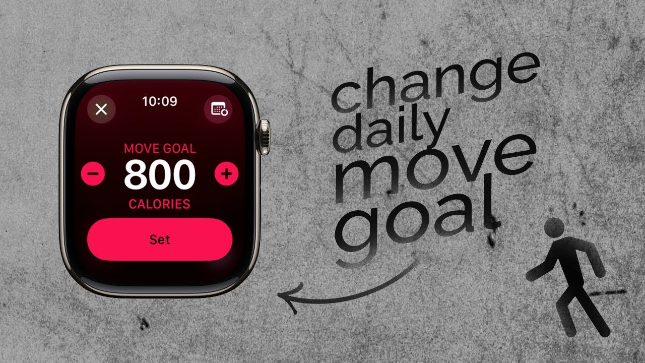 How to Change Your Daily Move Goal on Apple Watch (tutorial) - YouTube
