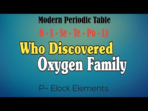 Who Discovered Oxygen Family - Discoverers of Oxygen Family - Chiku ...