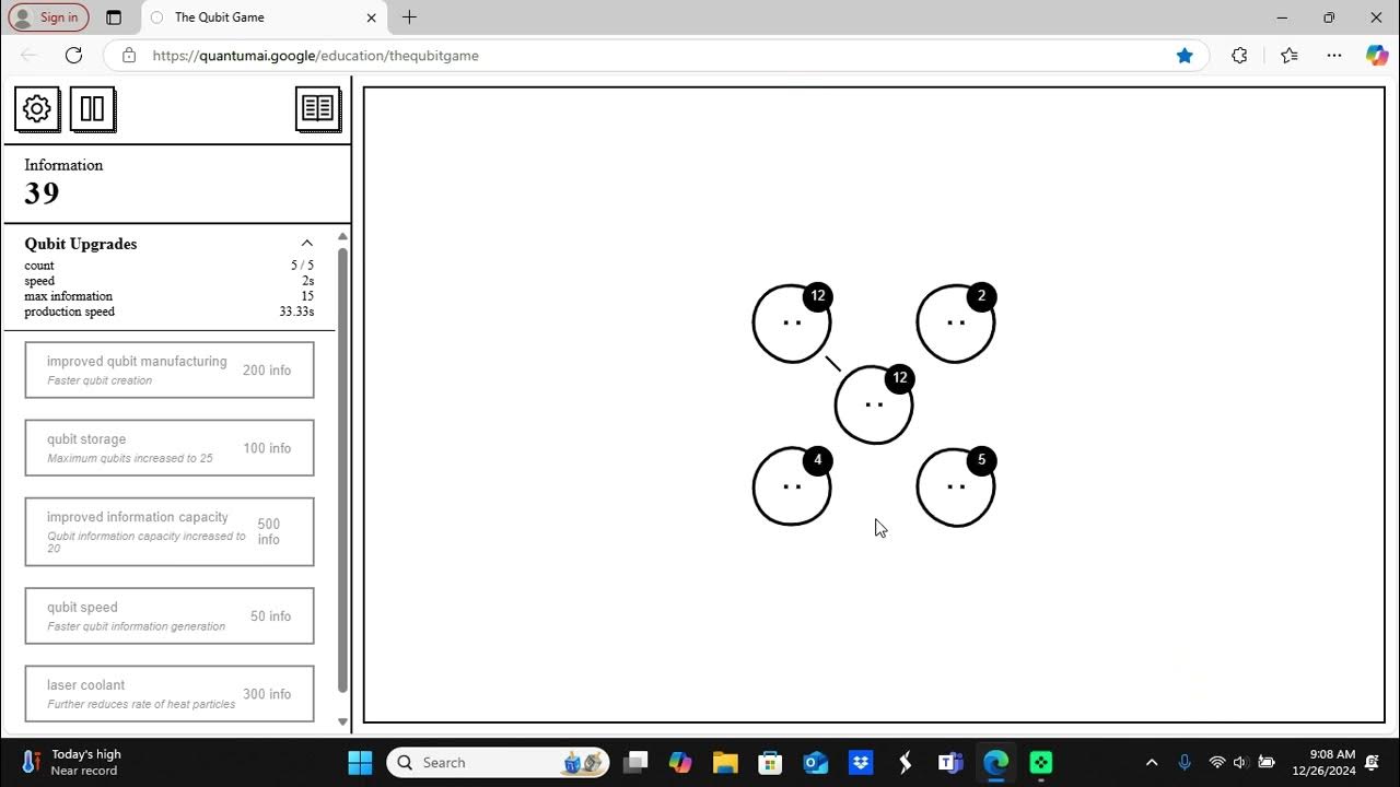 Google Quantum Computing Game is Fun - YouTube
