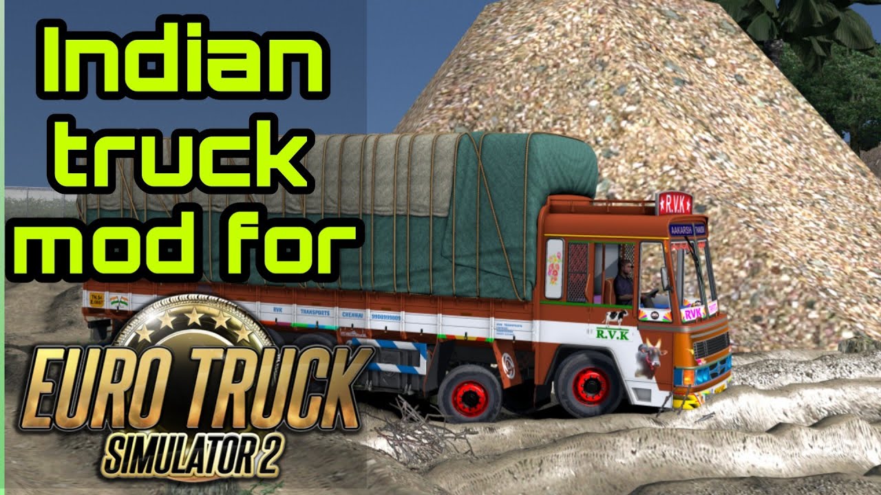 Indian Truck Mod For ETS2 || Ashok Leyland Lorry || - YouTube