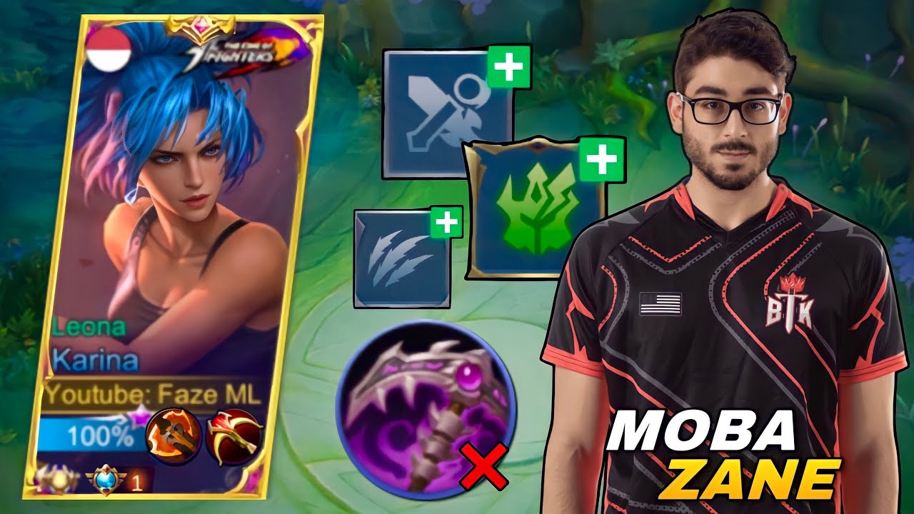 MOBAZANE THANK YOU FOR USING THIS KARINA BEST BUILD!!! - MLBB - YouTube