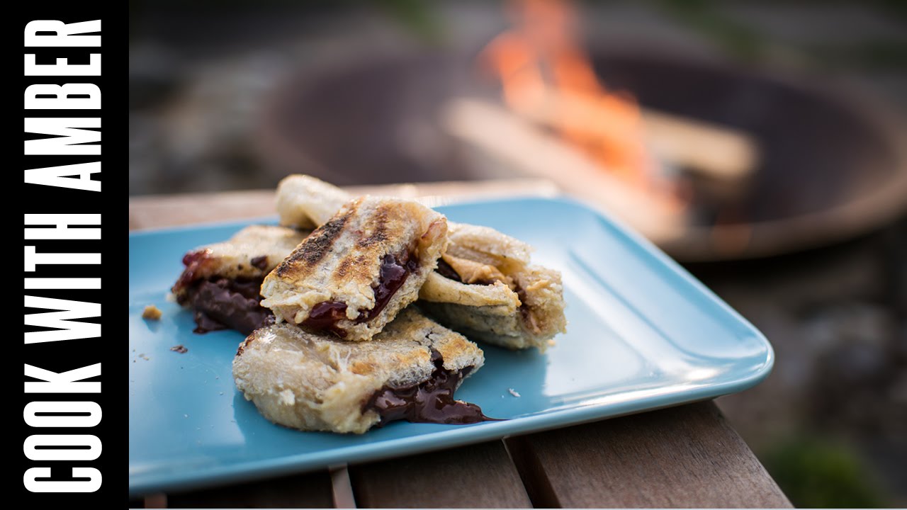 Campfire Stuffed Mochi | Cook With Amber - YouTube