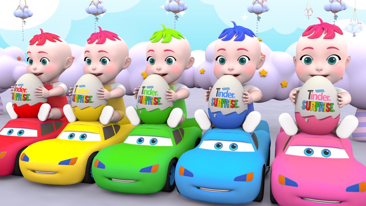 ⭐ Wheels On The Bus Baby Songs 🚌 Car💗Surprise Egg 😊Baby - TOONIVERSE ...