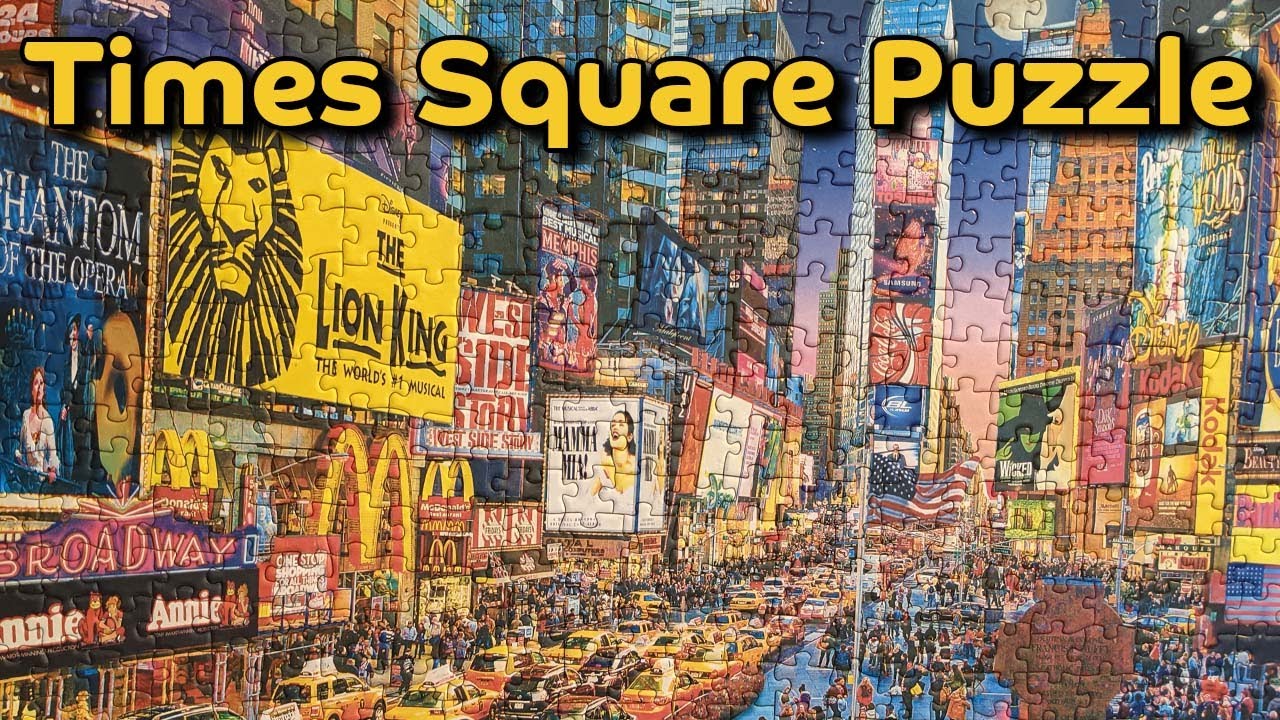 NYC Broadway Show Time 500 pc Puzzle Assembly on eBay - YouTube