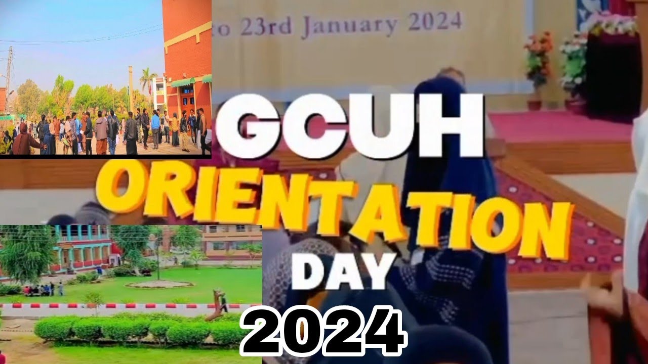 Orietation Day In GC University Hyderabad (Gc_Uni 🤓👍🏻📖)Enjoyment_With ...