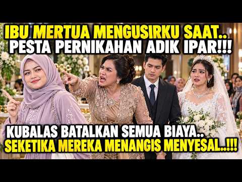 AKU DIUSIR IBU MERTUA DI PESTA PERNIKAHAN ADIK IPAR - KUBALAS BATALKAN SEMUA BIAYA YANG AKU TANGGUNG