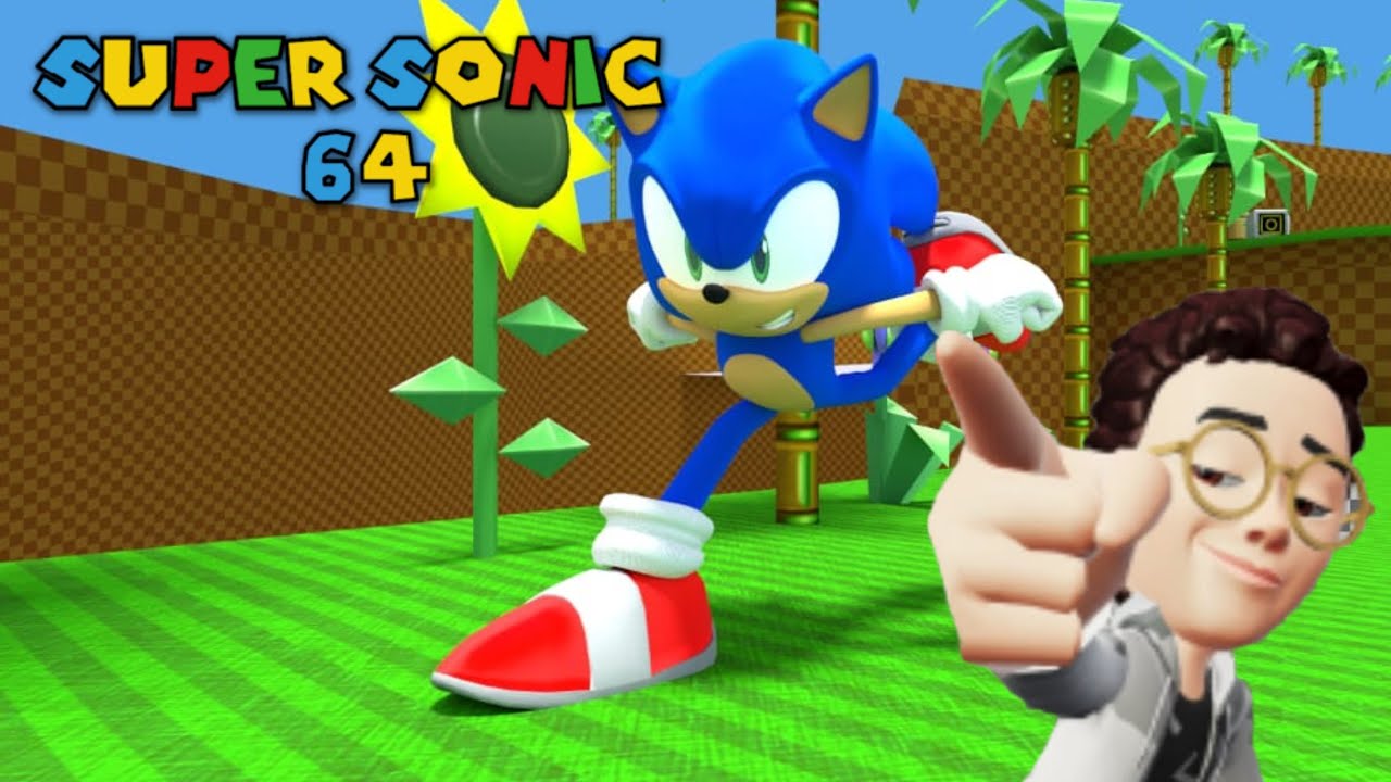 Finalmente!!! Super Sonic 64!!! Super Mario 64 mod - YouTube
