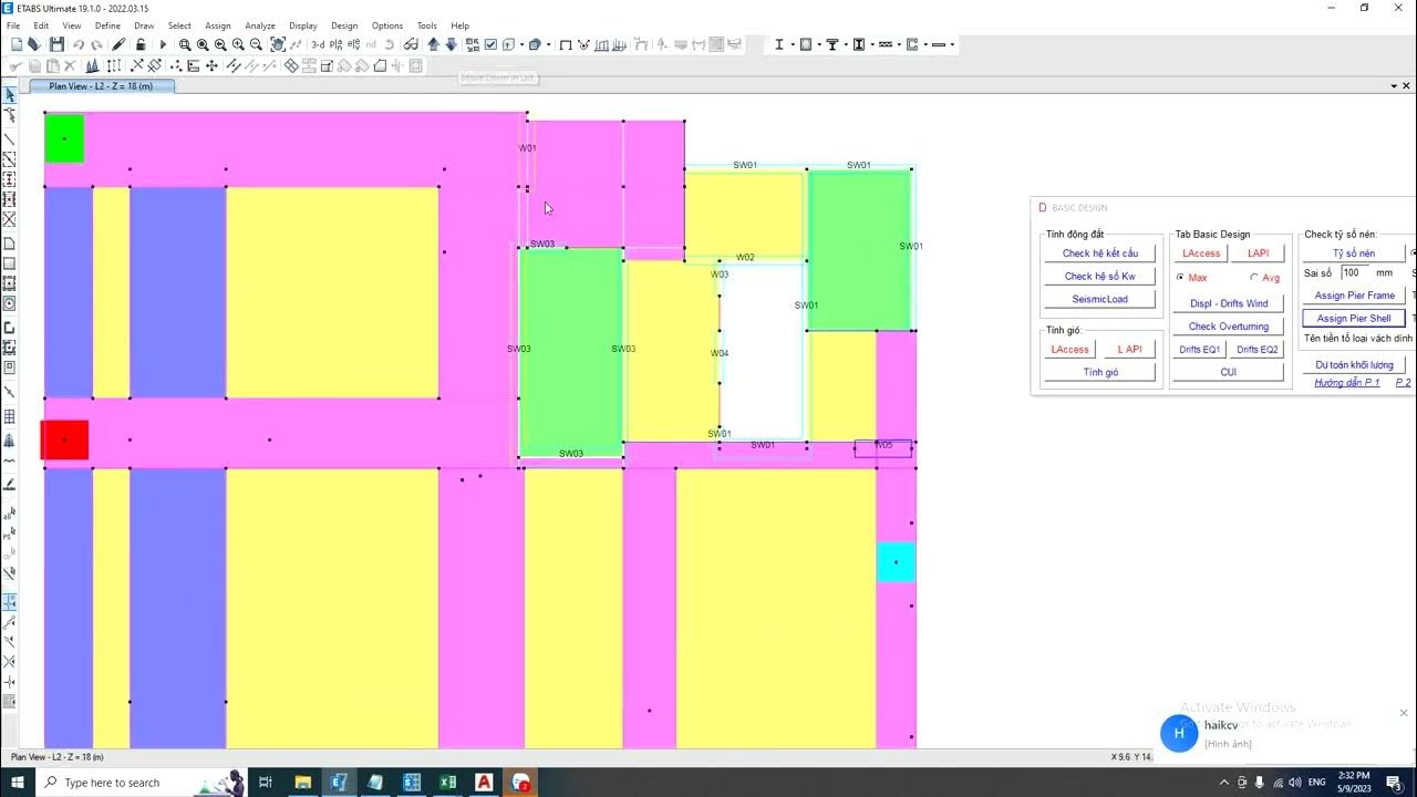 Đặt tên Pier tự động trong Etabs (API) | DBim - YouTube
