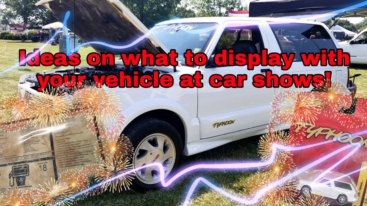 Ideas on what to display at car shows with your vehicle! - YouTube