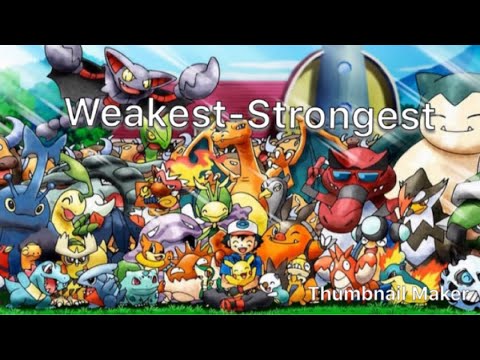 Ranking All Of Ash’s Pokémon From Weakest to Strongest - YouTube