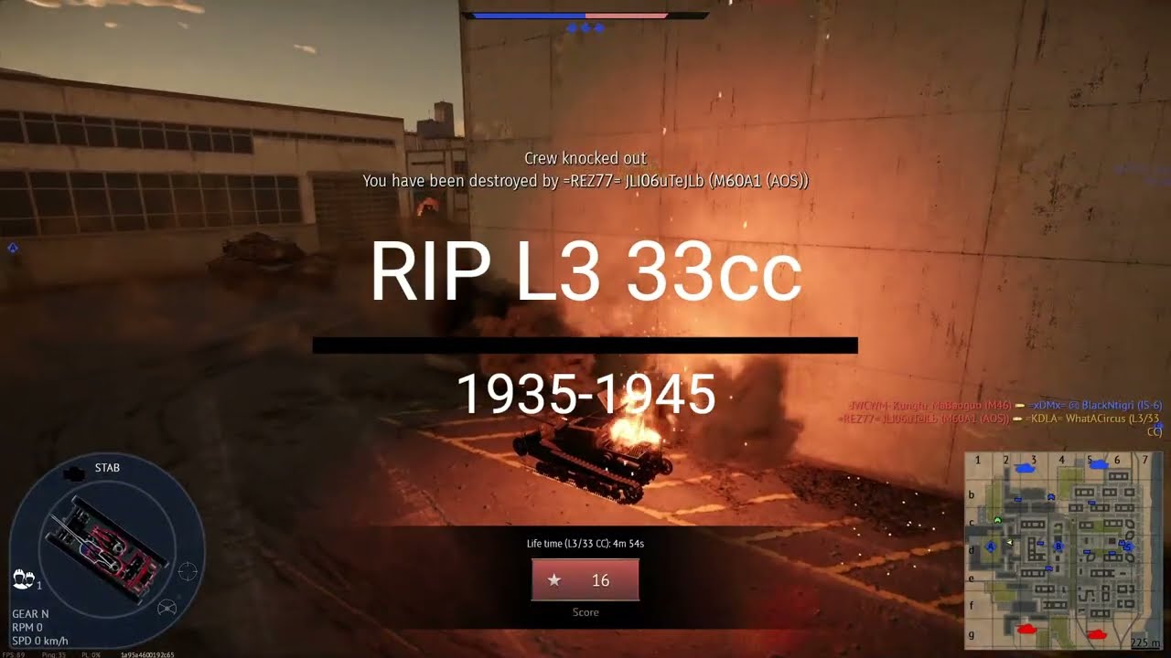What happens when you kill a L3 33cc - YouTube