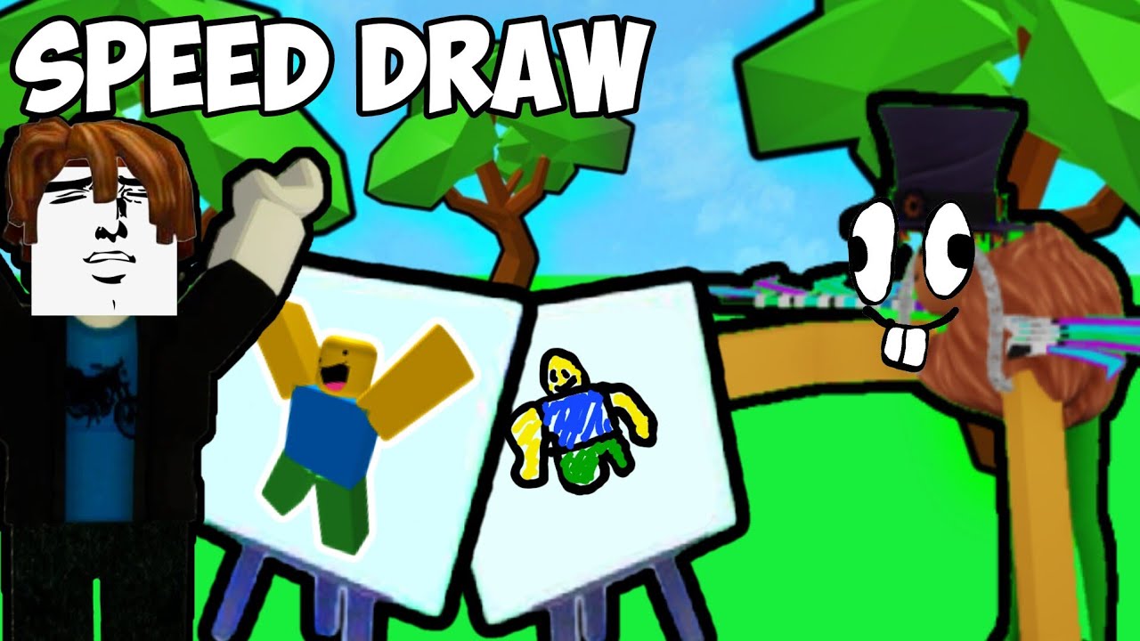 TERRIBLE ART In Roblox Speed Draw - YouTube