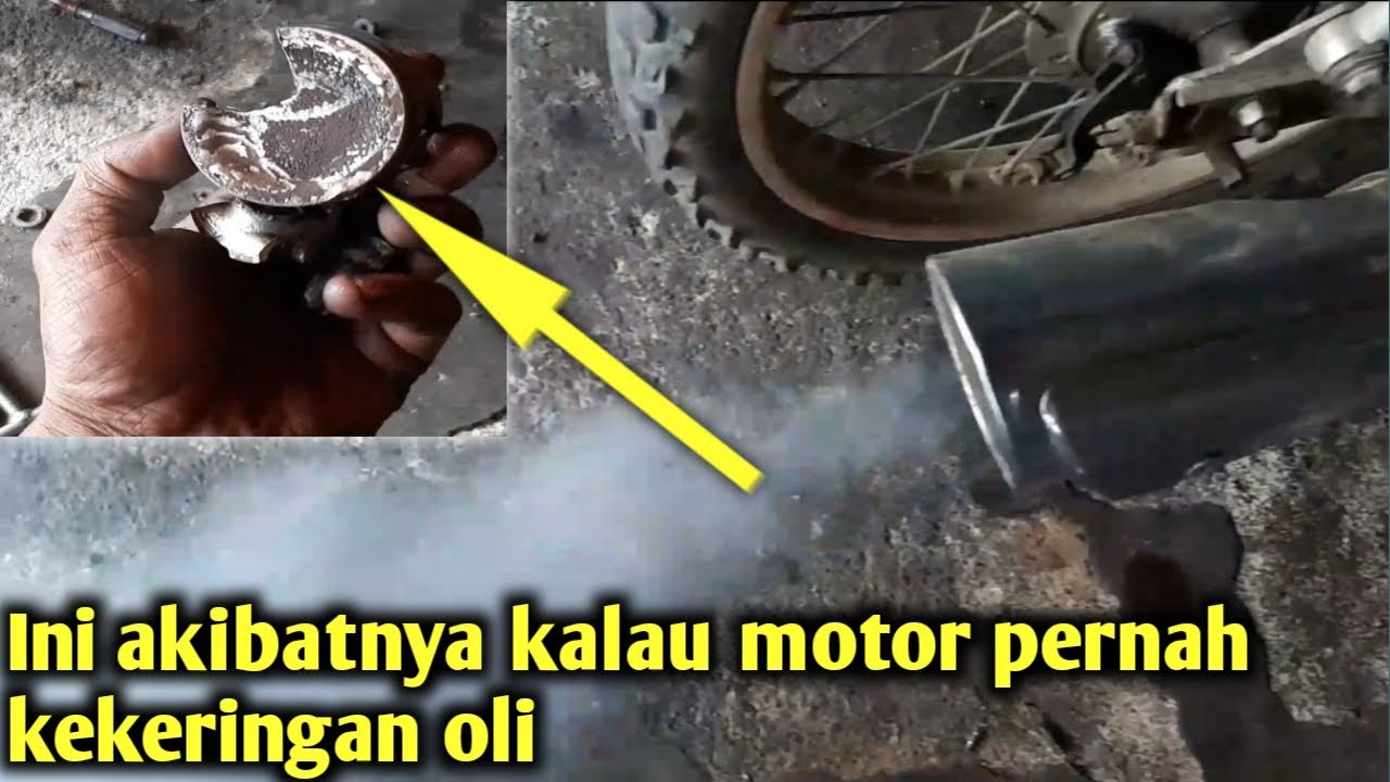 Mengatasi supra x 125 asap ngebul makan oli - YouTube