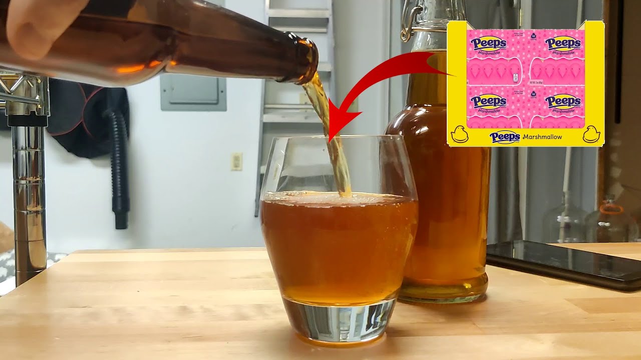 Brewing up a bochet with marshmallow Peeps (37 at Mead Stampede) - YouTube