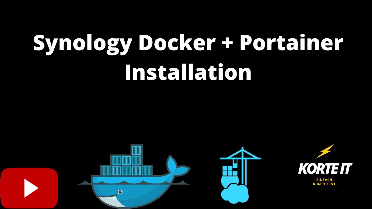 Synology Docker + Portainer Installation - YouTube