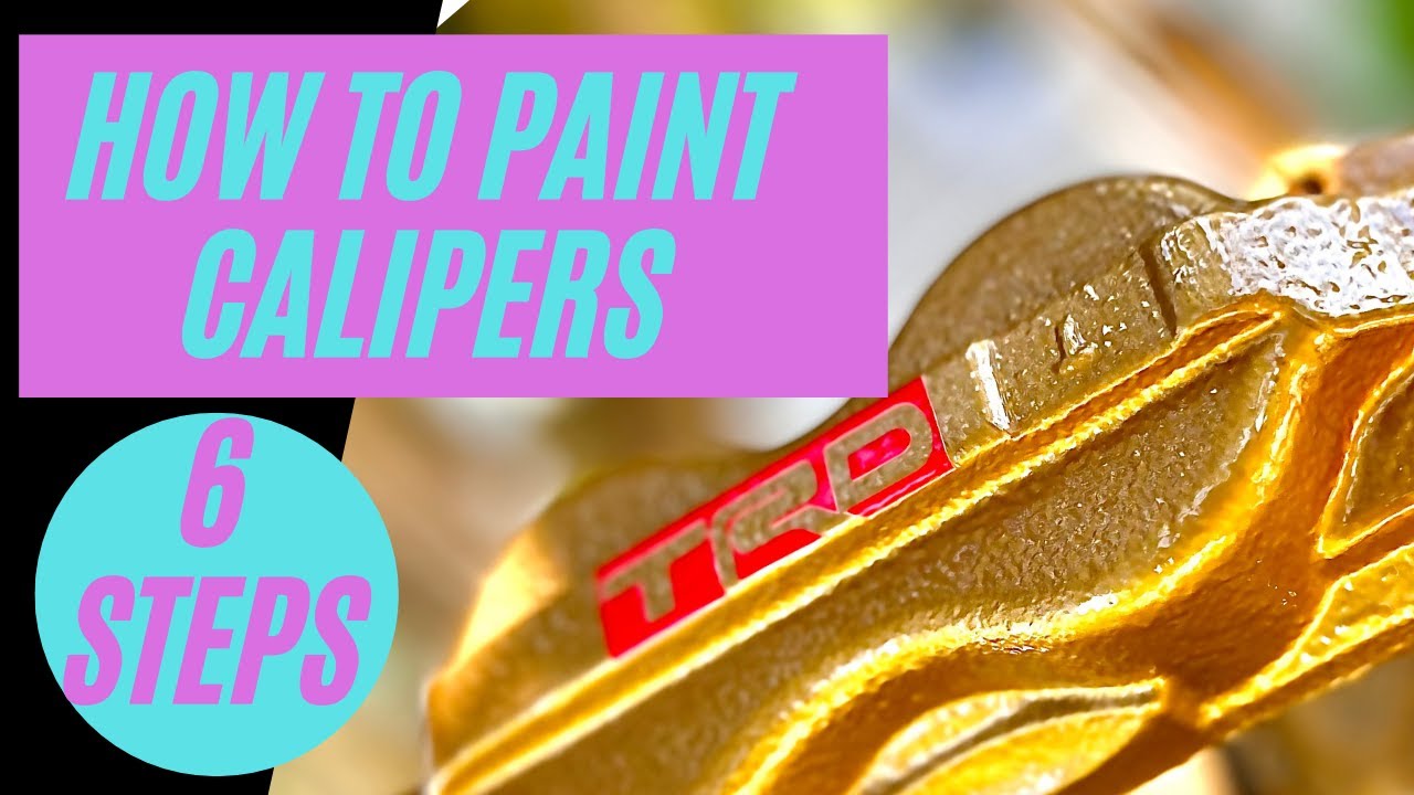How to Paint Brake Calipers [6 Easy Steps] #shorts #short - YouTube