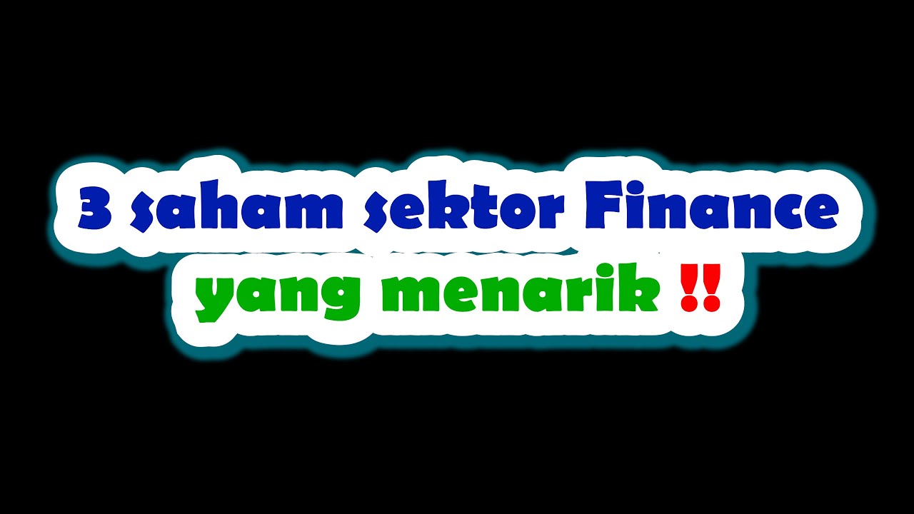 3 saham sektor finance buy on support !! - YouTube