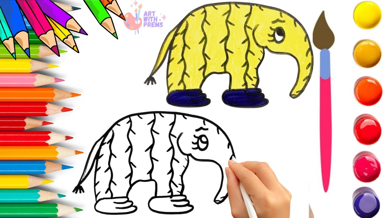 How To Draw cute Lirili Larila Drawing, Painting & Coloring For Kids ...