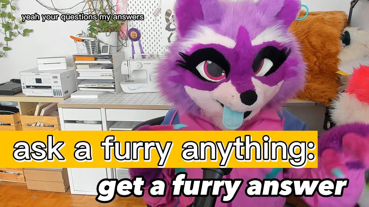 FURRY answers YOUR QUESTIONS #fursuit - YouTube